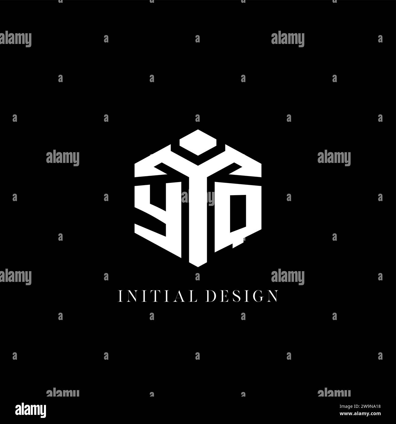 Initial yq logo hi-res stock photography and images - Alamy