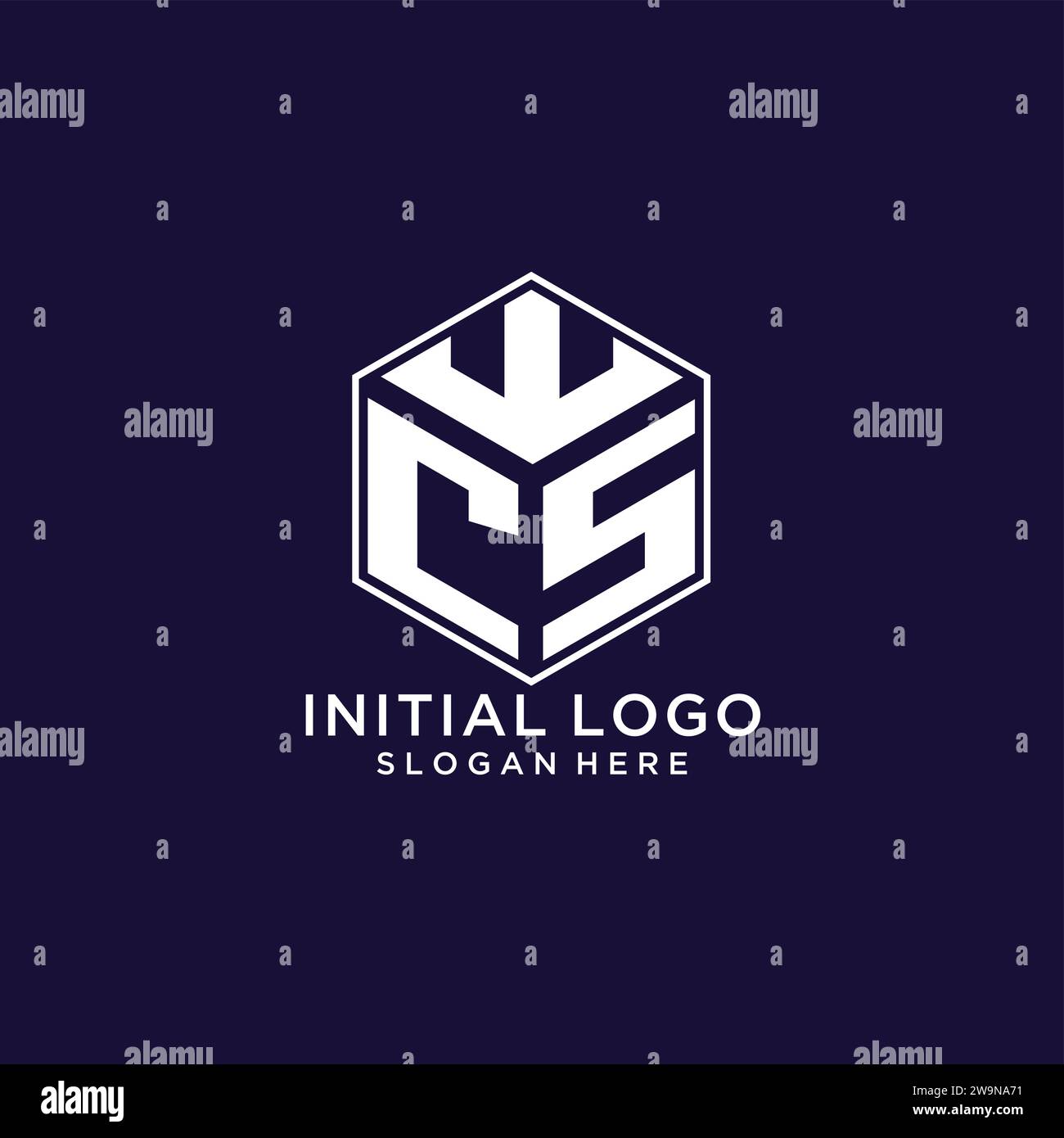 Initials cs logo hi-res stock photography and images - Alamy