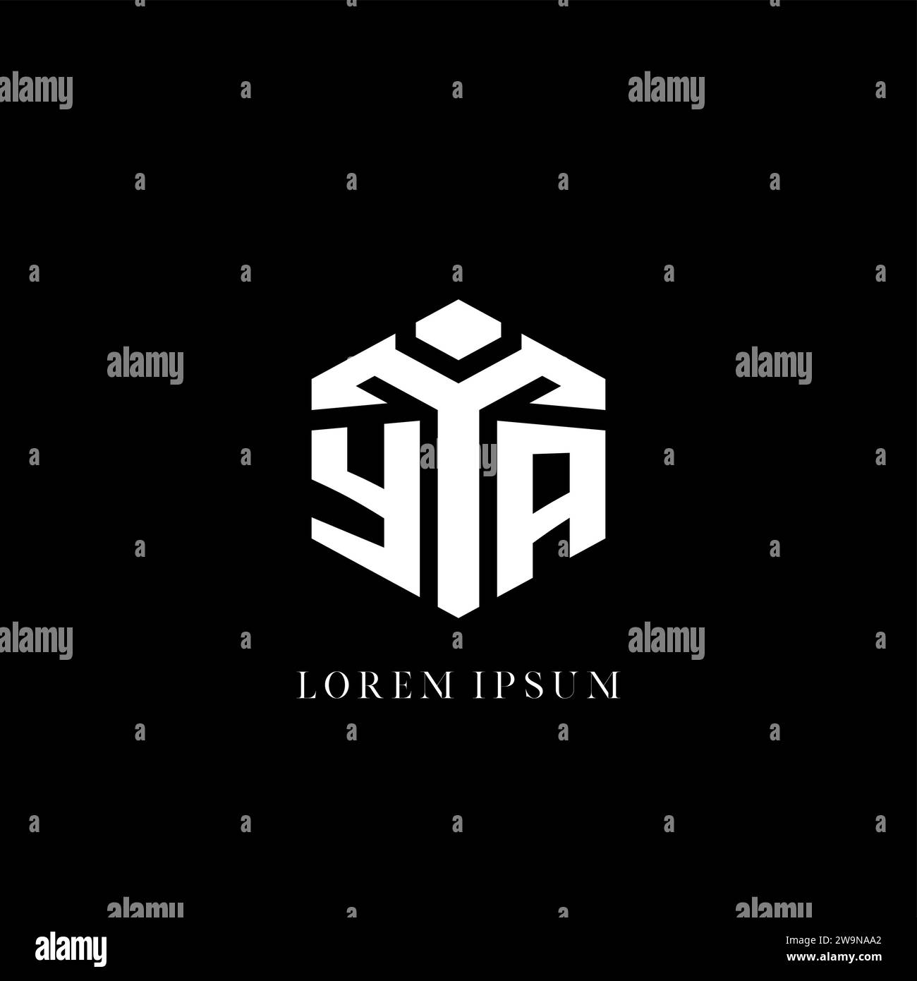 Initial ya logo hi-res stock photography and images - Alamy