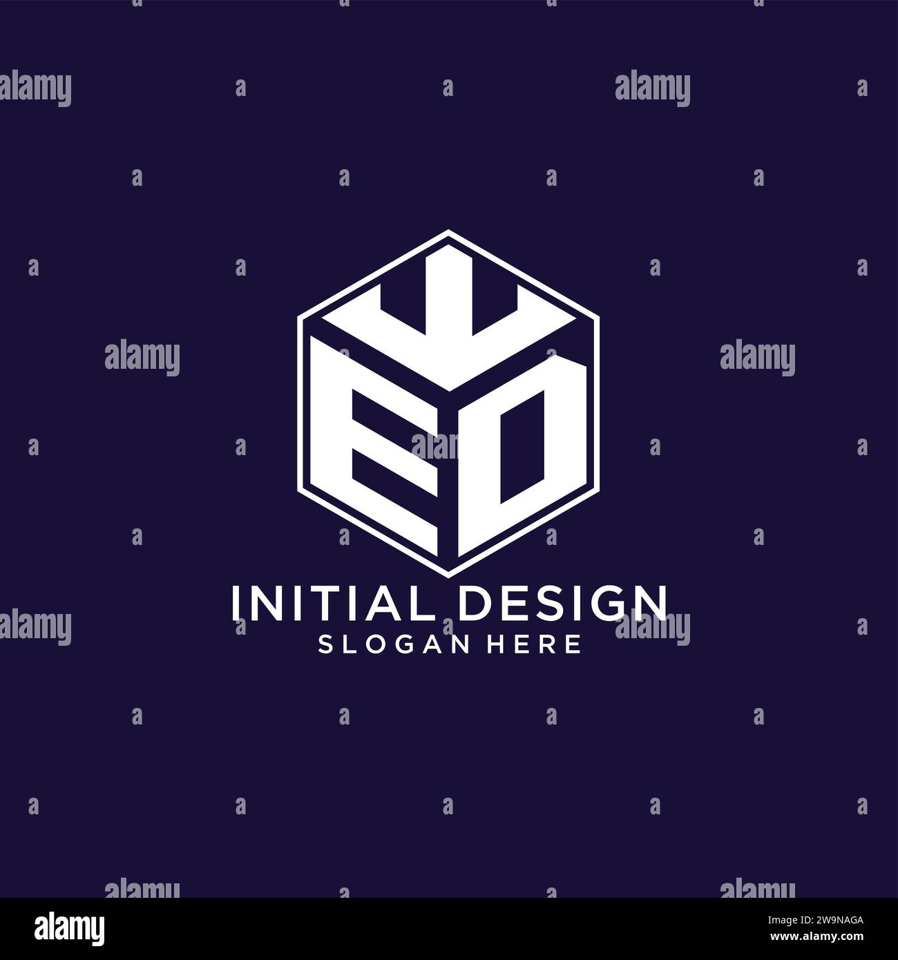 Ed initials logo hi-res stock photography and images - Alamy