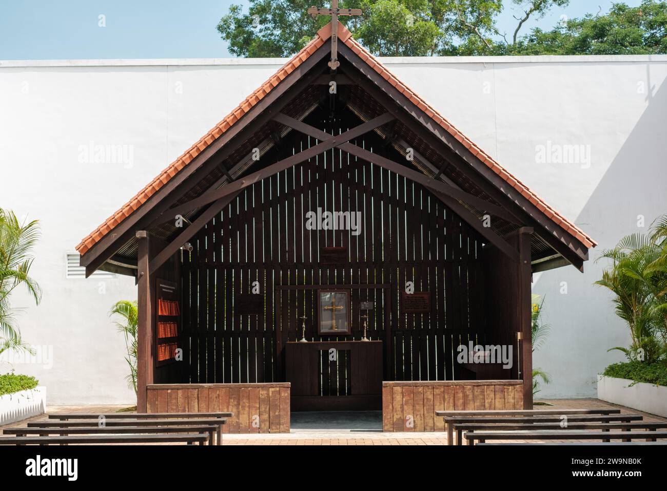 Changi Chapel And Museum Replica Chapel Stock Photo - Alamy