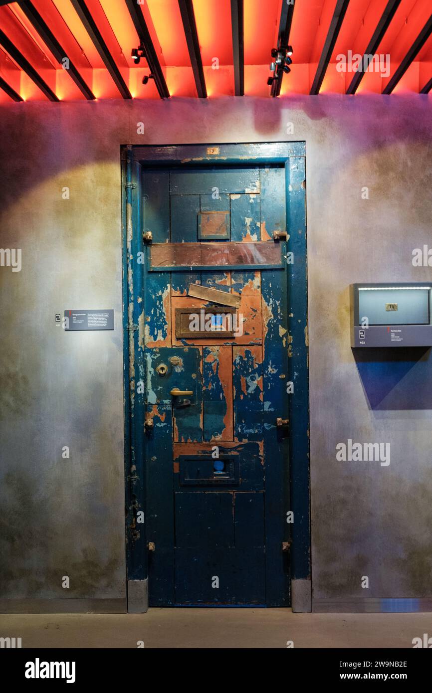 Worn Museum Door Showcase Display Stock Photo - Alamy