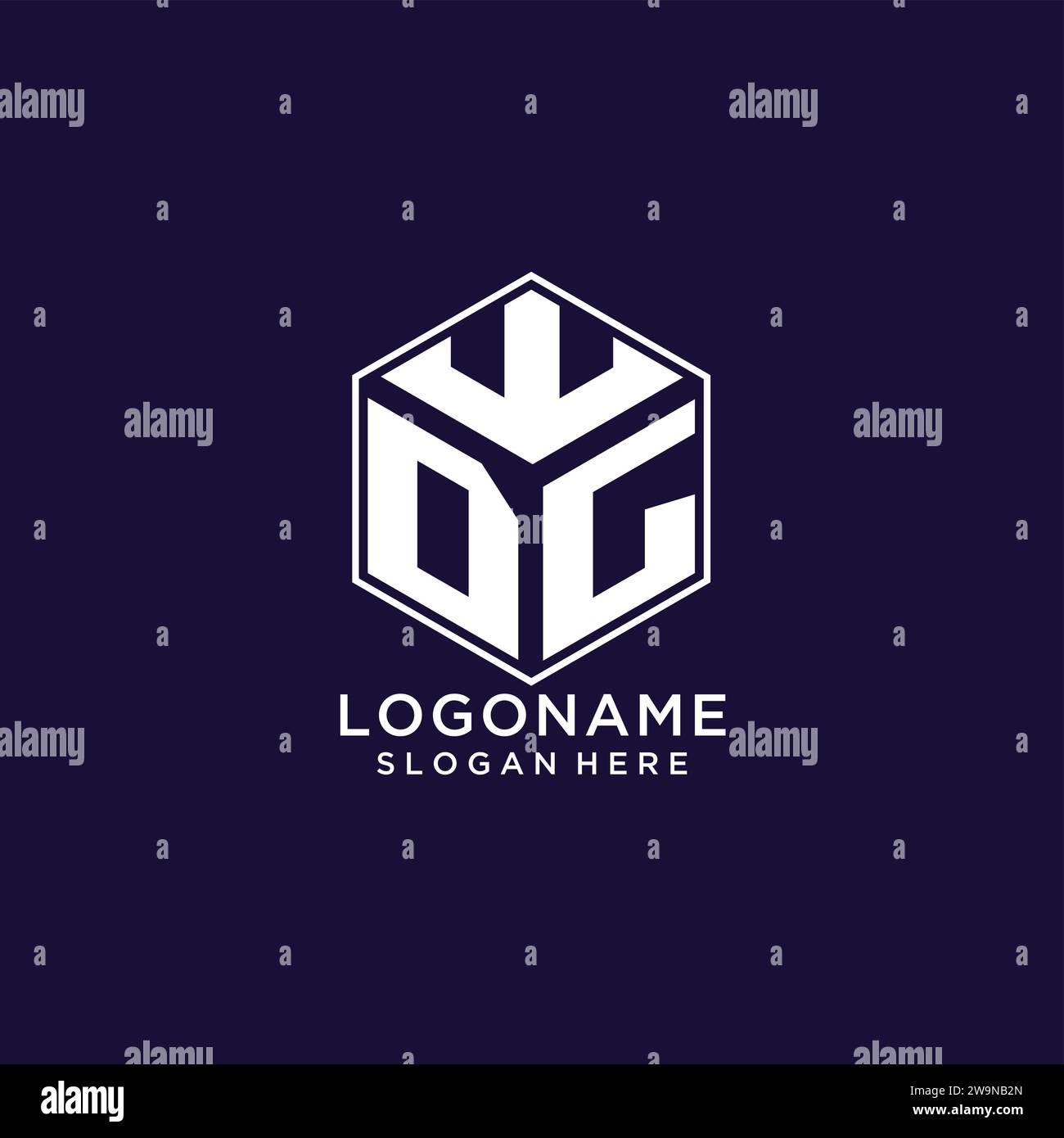 Dg initials logo hi-res stock photography and images - Alamy