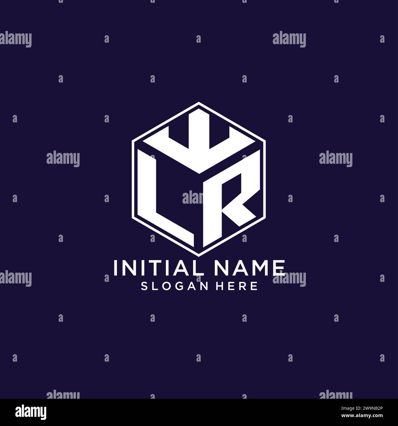 Lr initials logo hi-res stock photography and images - Alamy