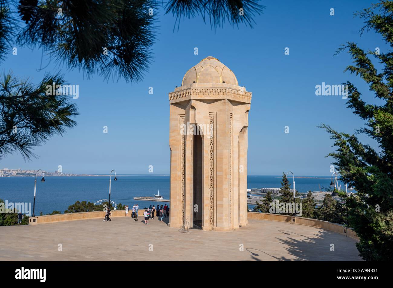 Shahidlar Monument or Martyr's Monument located on Martyr's Lane in ...
