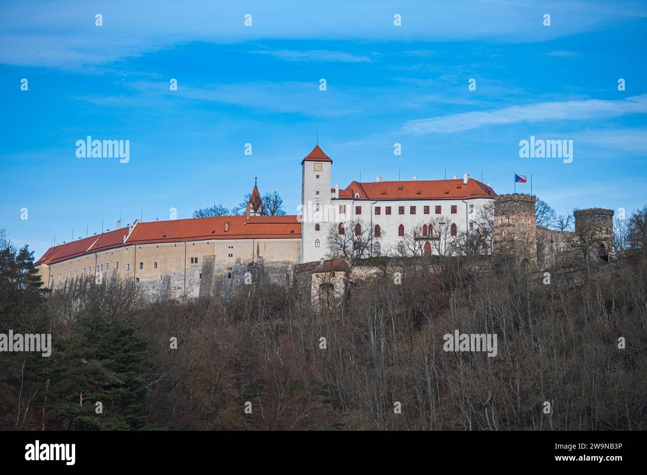 Vranov Nad Dyji, Czech Republic. 29th Dec, 2023. Bitov Castle is one of ...