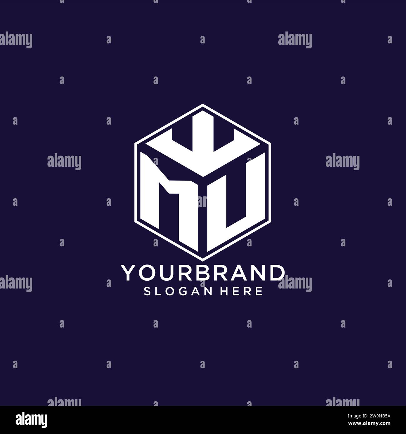 Mu hexagon symbol hi-res stock photography and images - Alamy