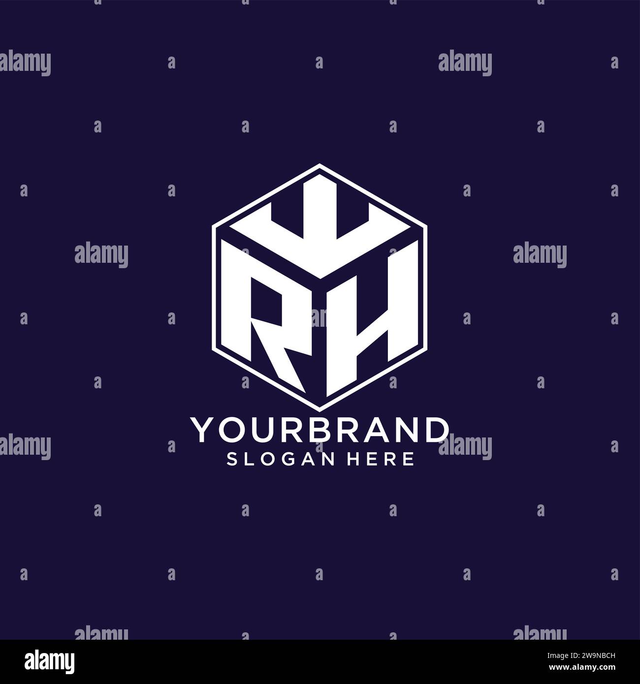 Rh logo Stock Vector Images - Alamy