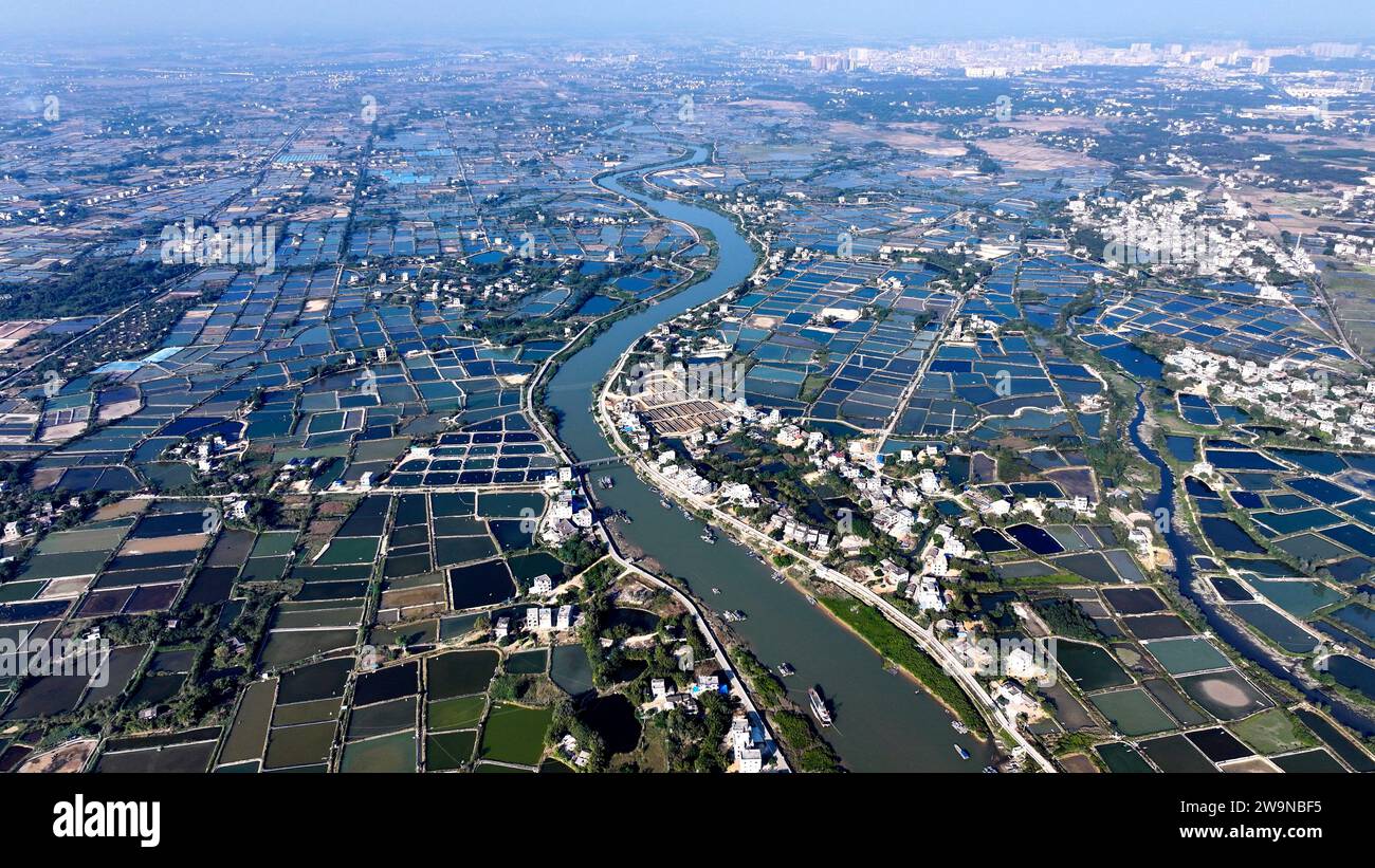 Hepu. 27th Dec, 2023. This aerial photo taken on Dec. 27, 2023 shows ...