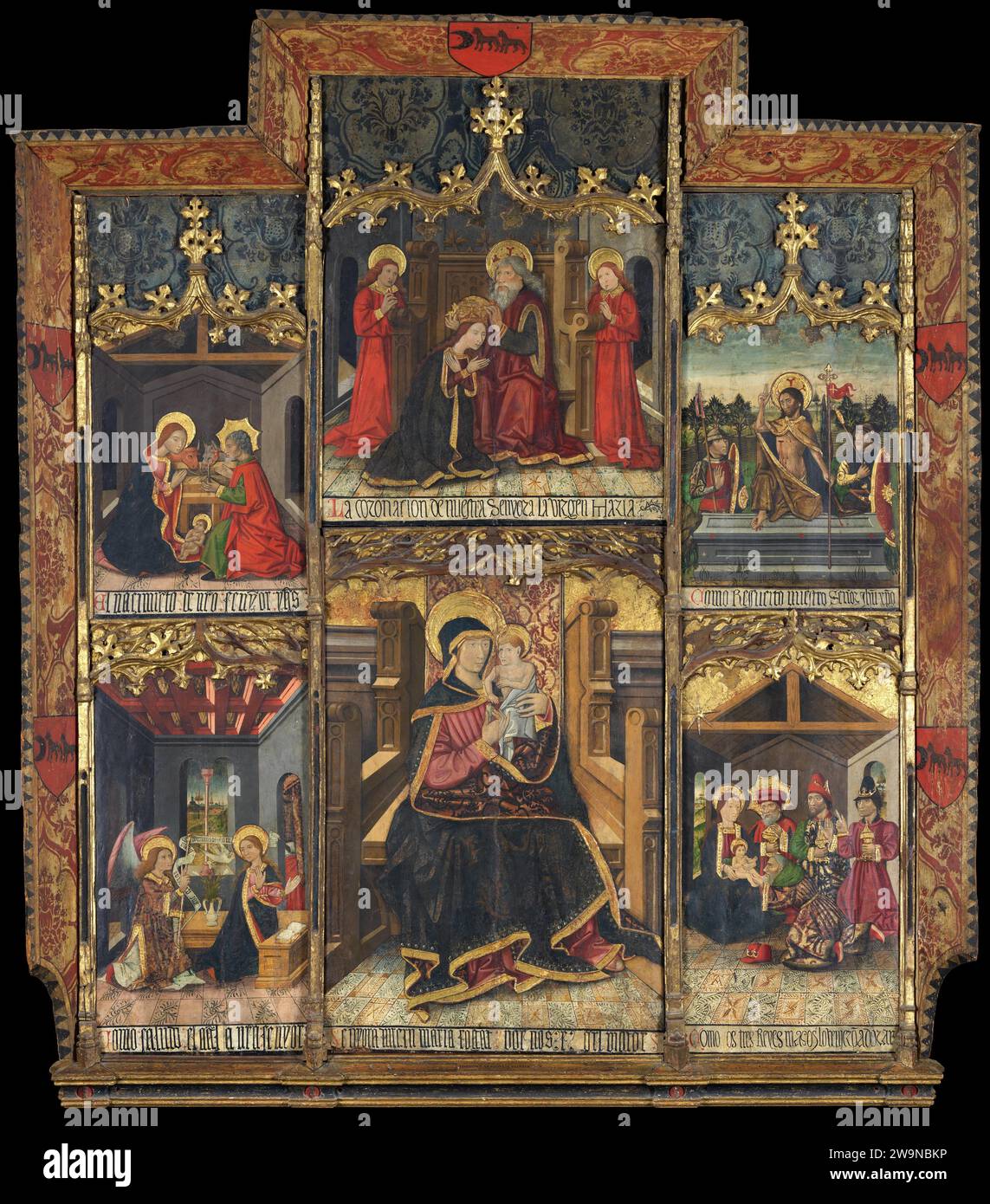 The life of the virgin the resurrection hi-res stock photography and ...