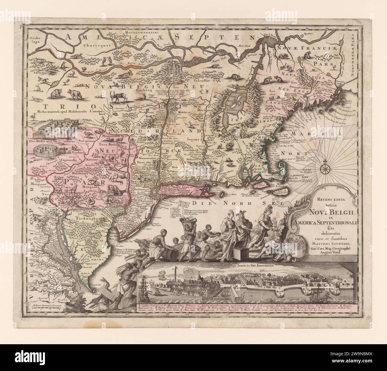 Recens Edita Totius Novi Belgii, in America Septentrionali [An Updated ...