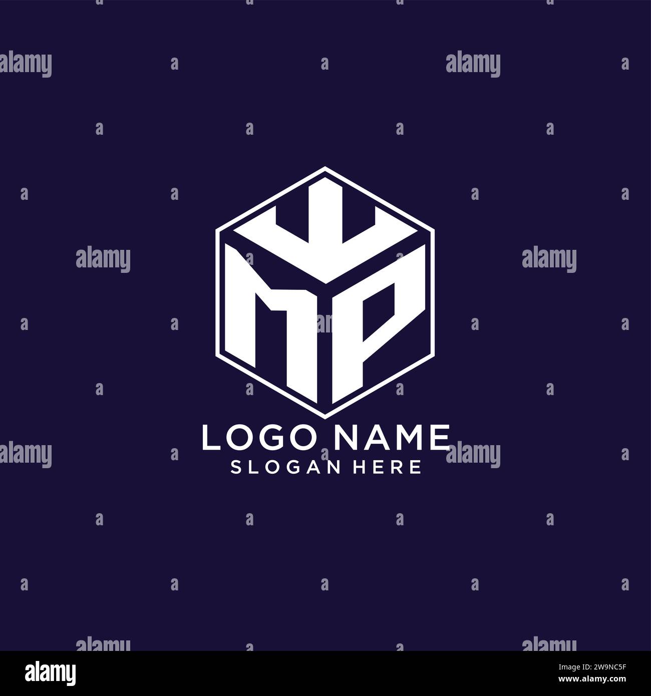 Mp initials logo hi-res stock photography and images - Alamy