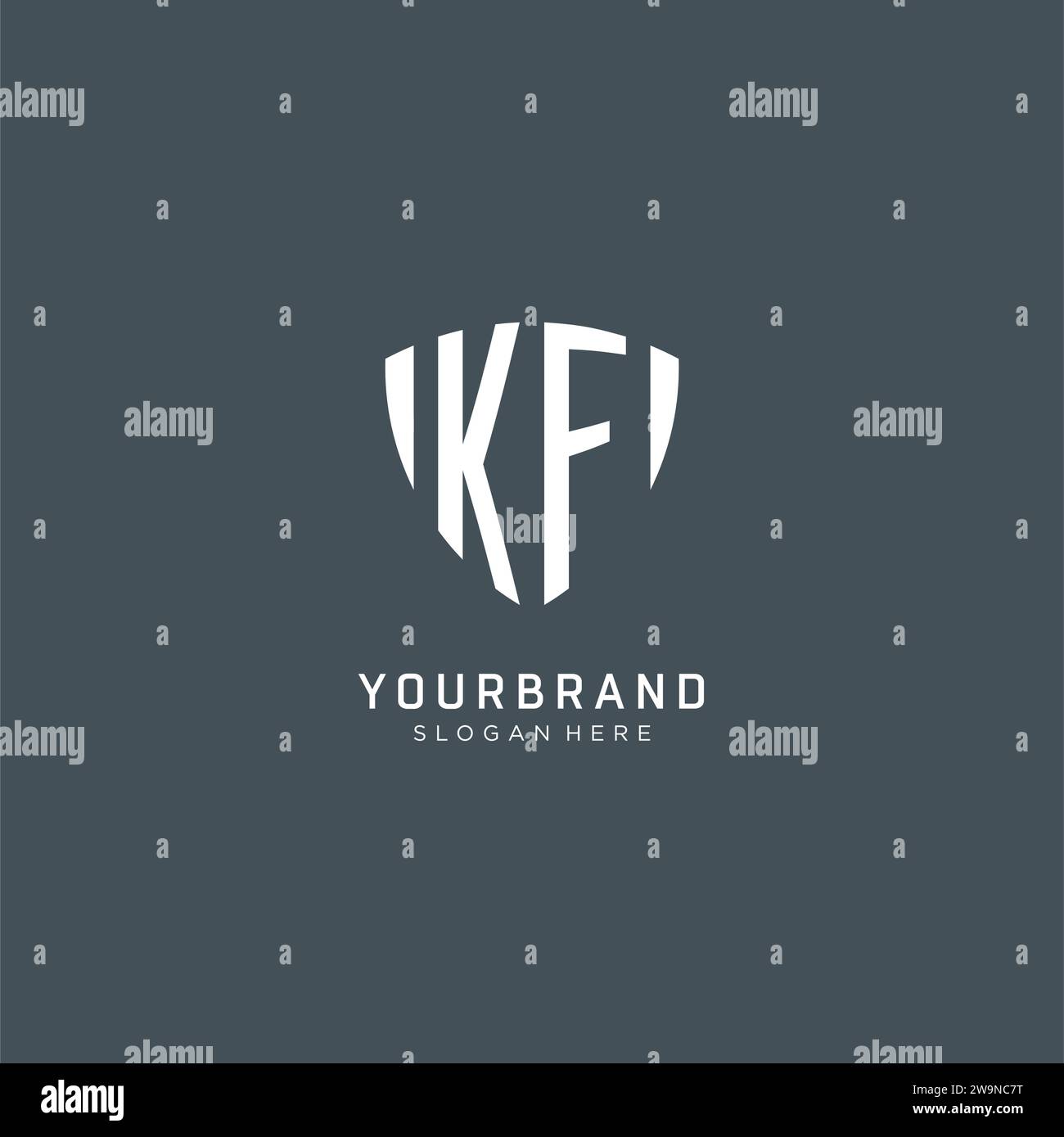 Kf clean logo Stock Vector Images - Alamy