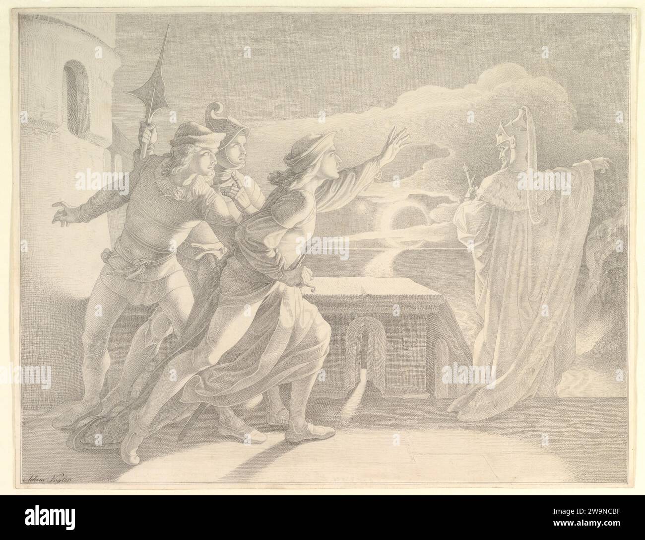 Hamlet and the Ghost of his Father 2011 by Adam Vogler Stock Photo - Alamy