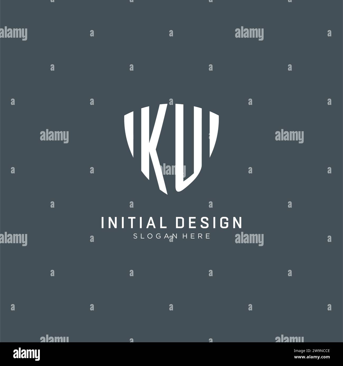 Ku clean logo Stock Vector Images - Alamy