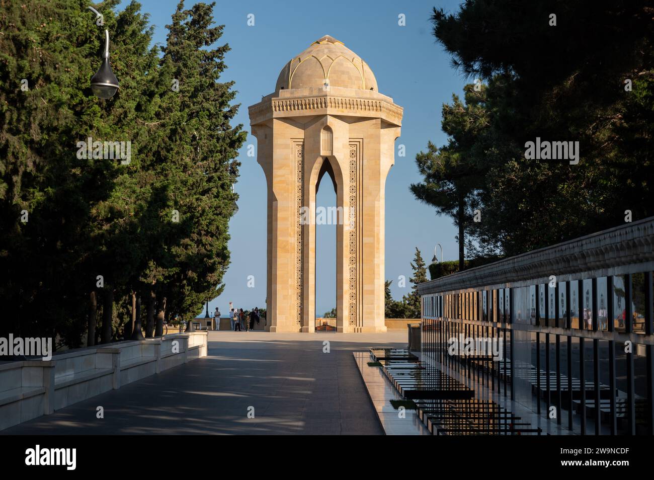 Shahidlar Monument or Martyr's Monument located on Martyr's Lane in ...