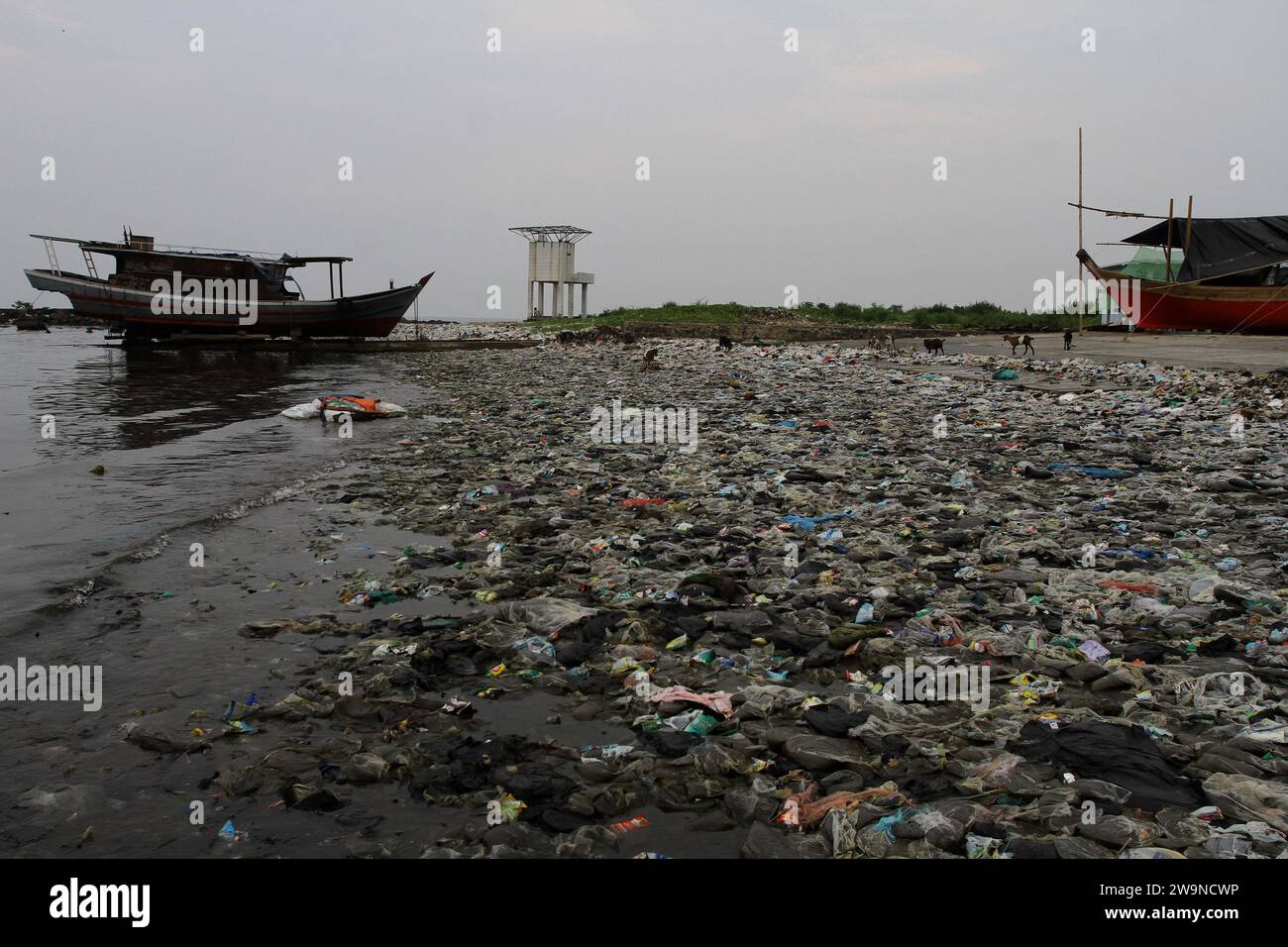 Pandeglang, Banten, Indonesia. 29th Dec, 2023. General view of Labuan ...