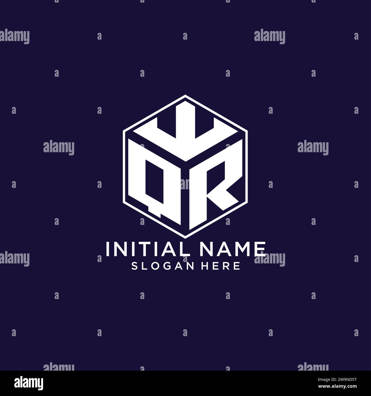 Qr initials hi-res stock photography and images - Alamy