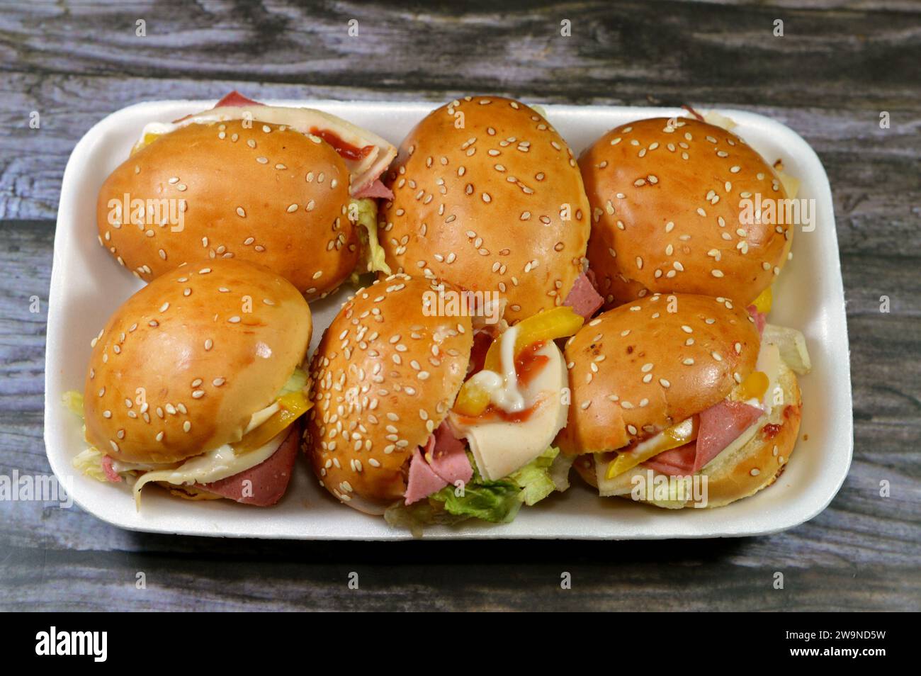 Assorted Salizon mix, French small appetizers filling with assorted ...