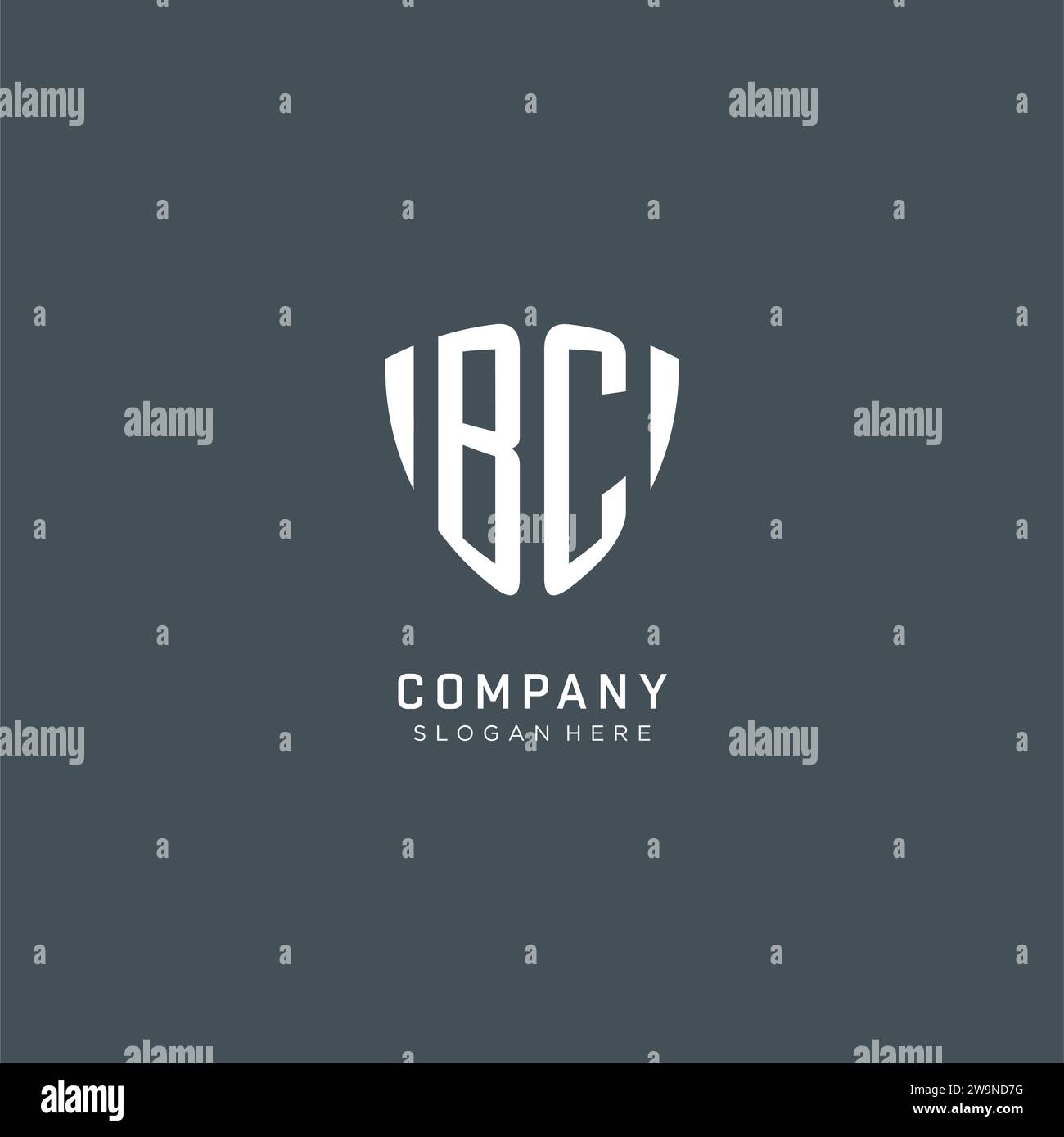 Bc initials logo Stock Vector Images - Alamy