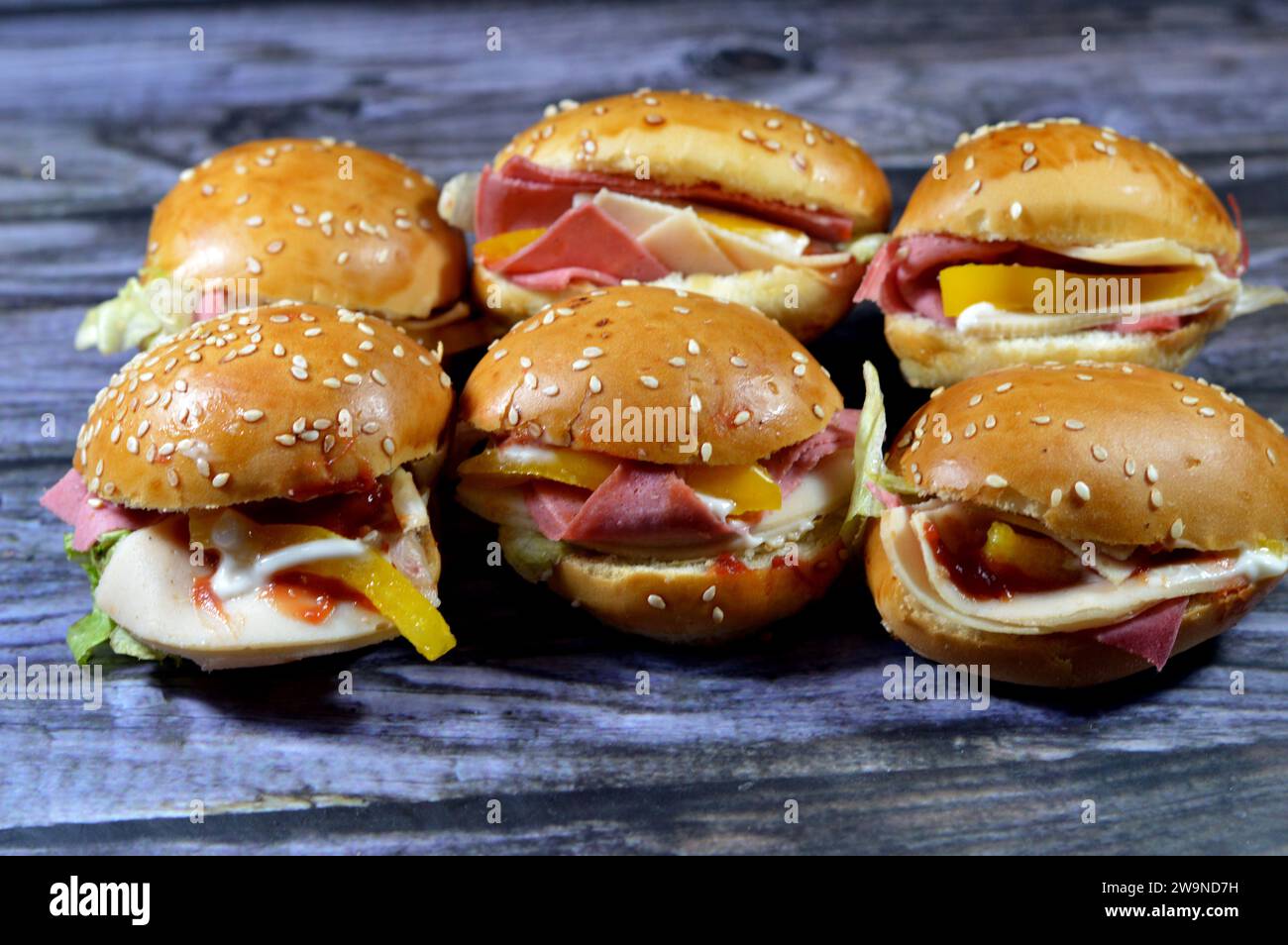 Assorted Salizon mix, French small appetizers filling with assorted ...