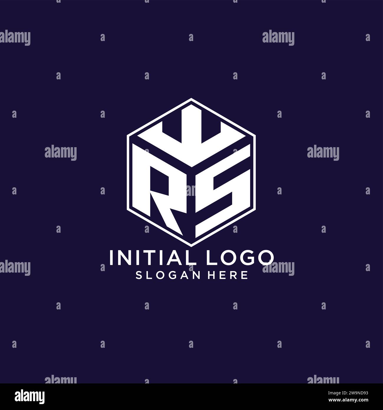 Rs initials logo hi-res stock photography and images - Alamy