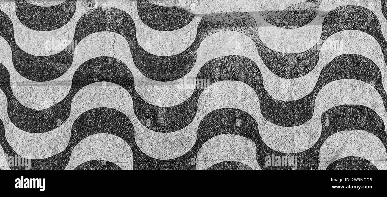 Wave pattern sidewalk copacabana beach hi-res stock photography and ...