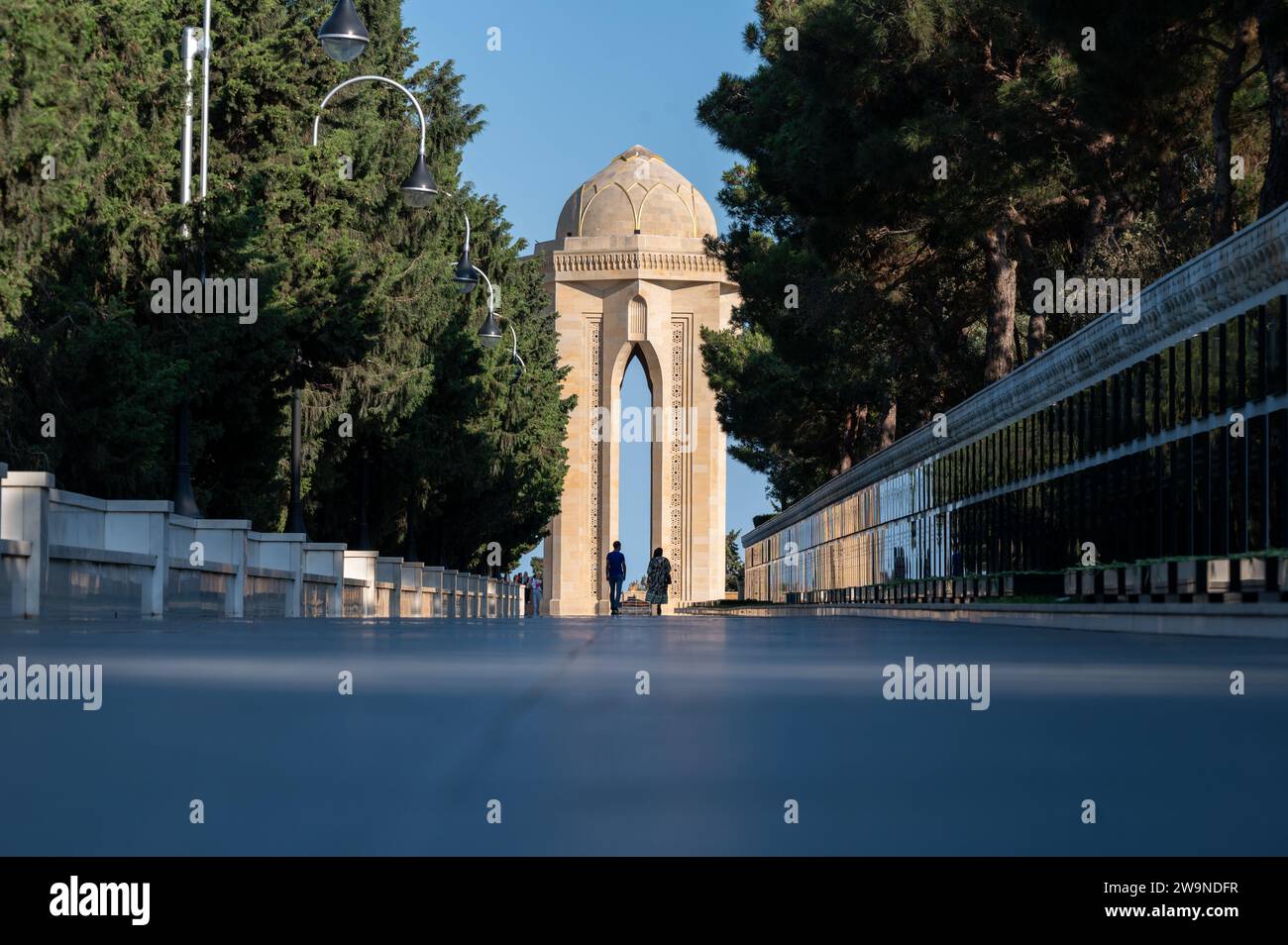 Shahidlar Monument or Martyr's Monument located on Martyr's Lane in ...