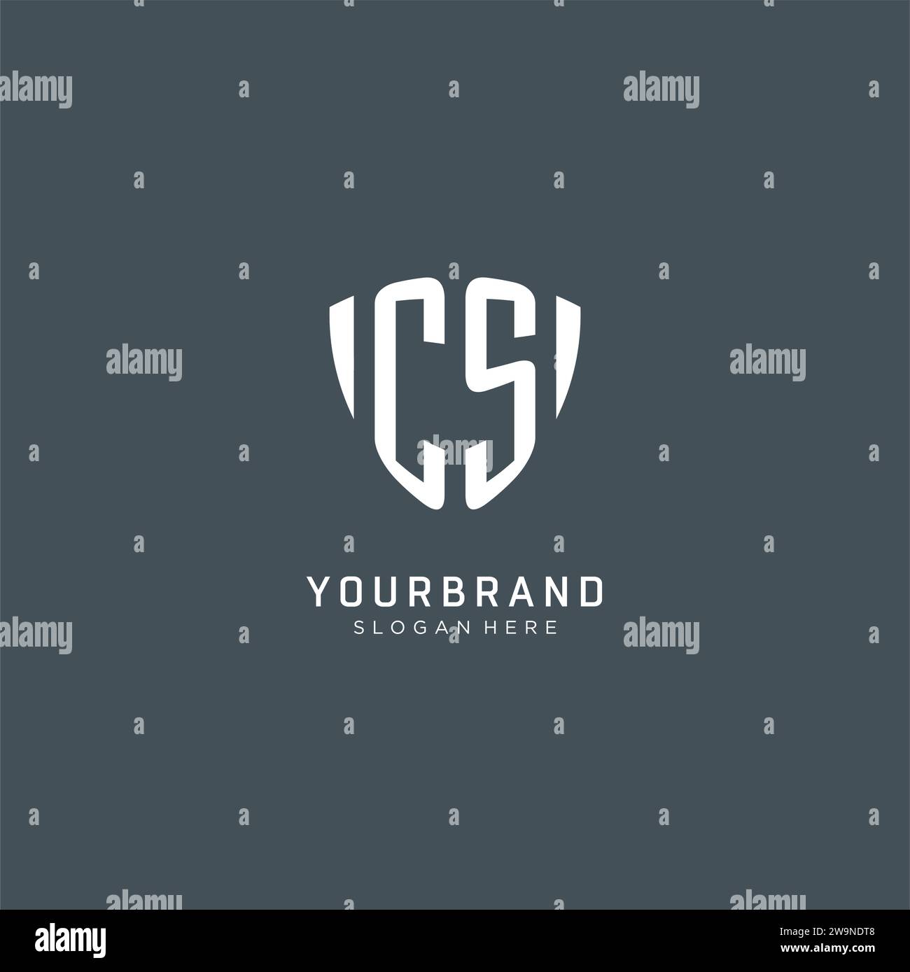 Initials cs logo hi-res stock photography and images - Alamy