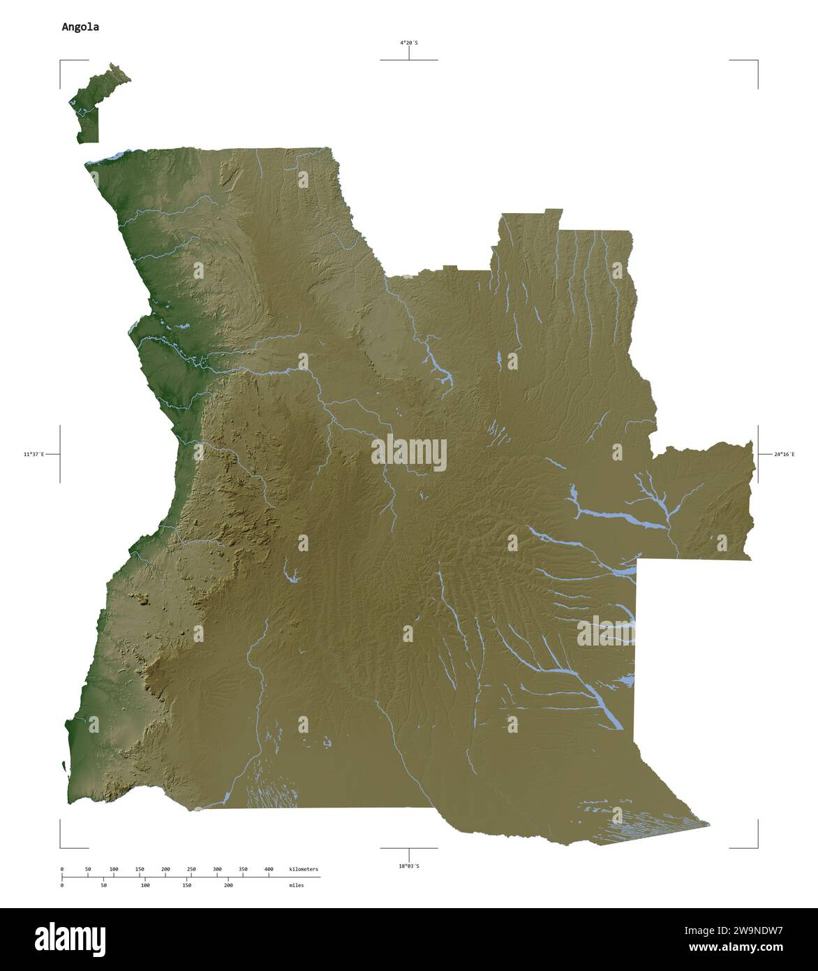 Shape of a Pale colored elevation map with lakes and rivers of the ...