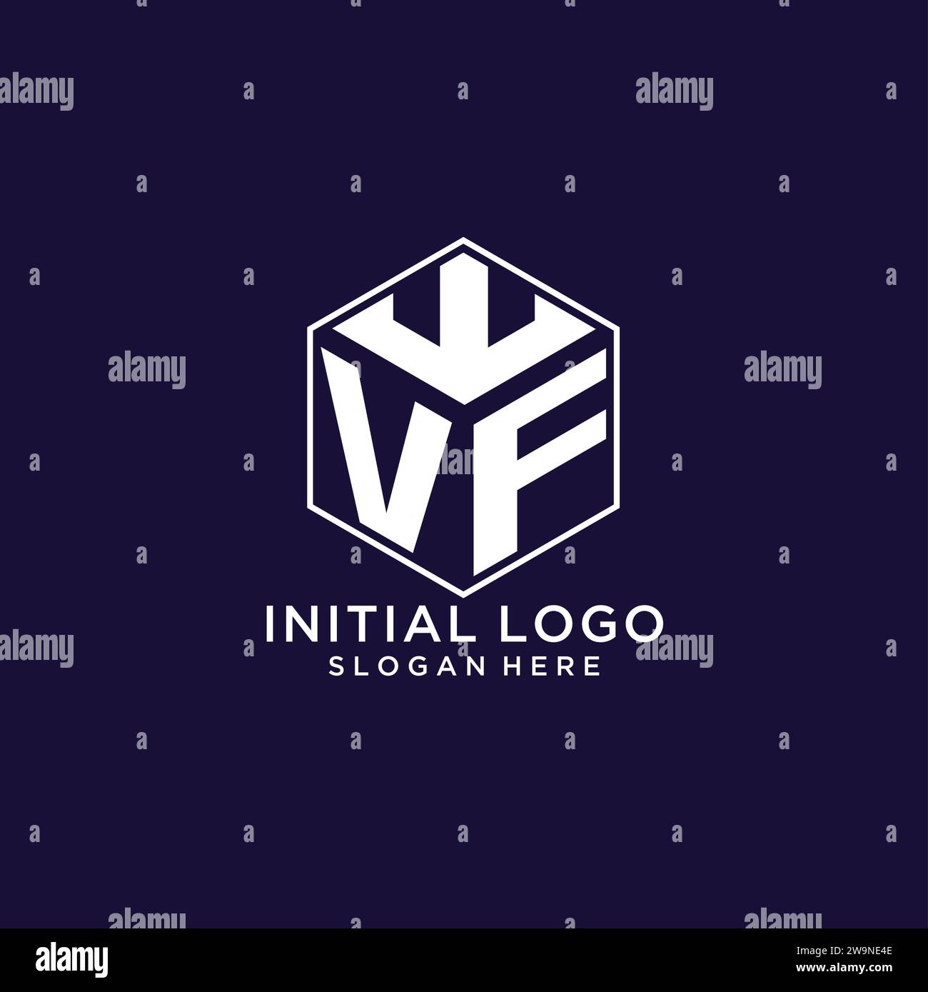 Geometric logo design hi-res stock photography and images - Alamy