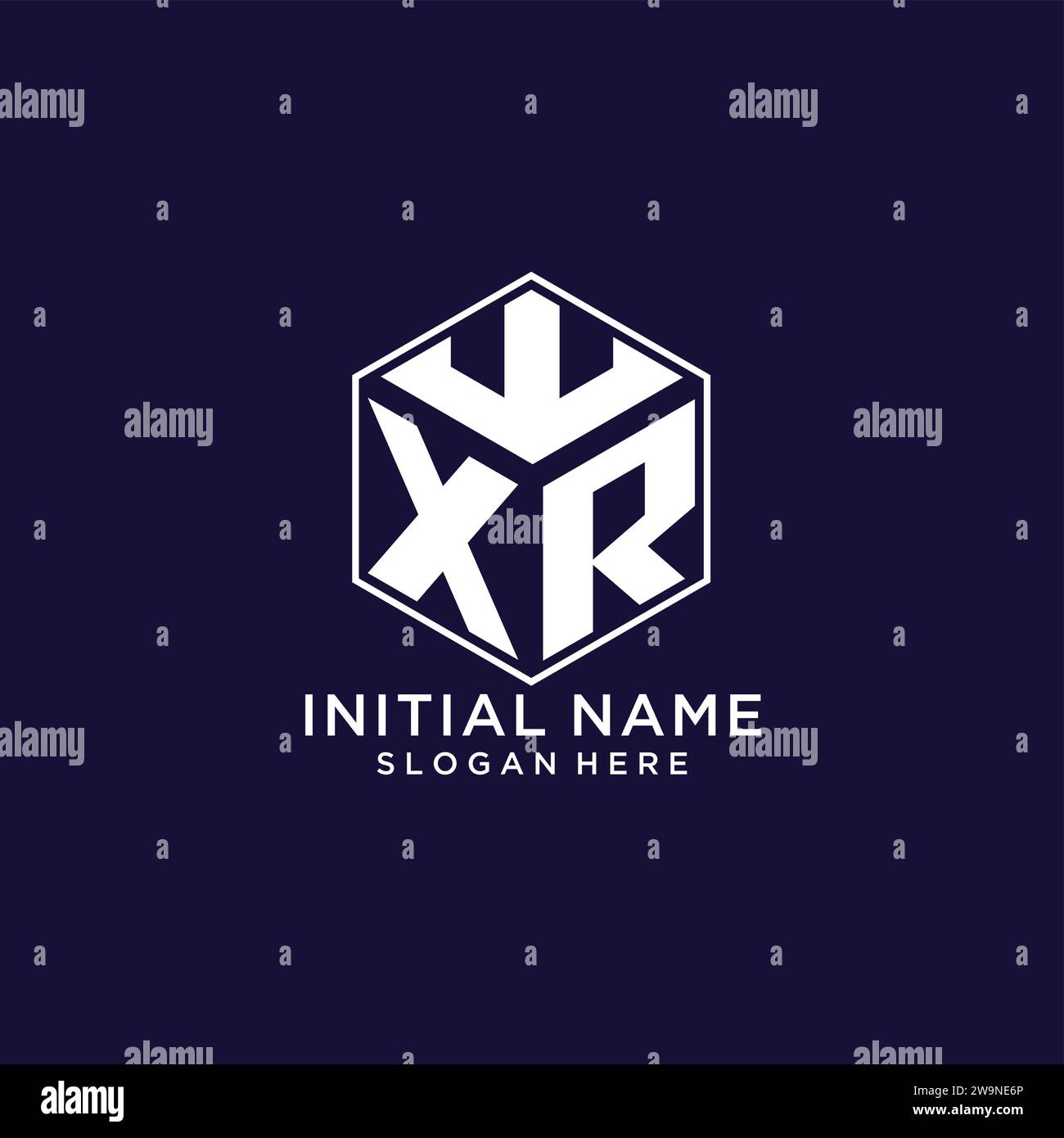 Geometric logo design hi-res stock photography and images - Alamy