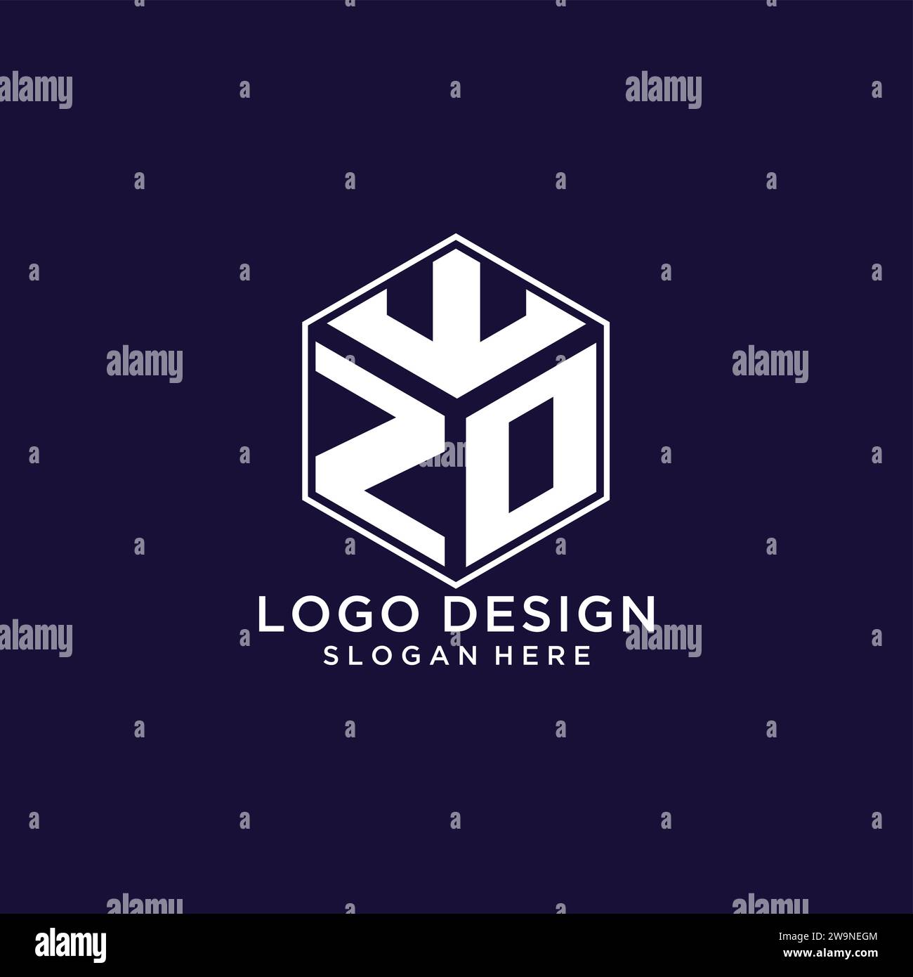 Zo modern logo hi-res stock photography and images - Alamy