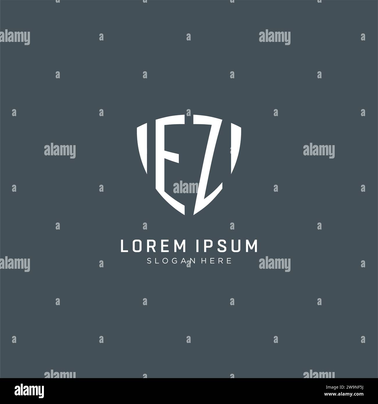 Ez modern logo hi-res stock photography and images - Alamy