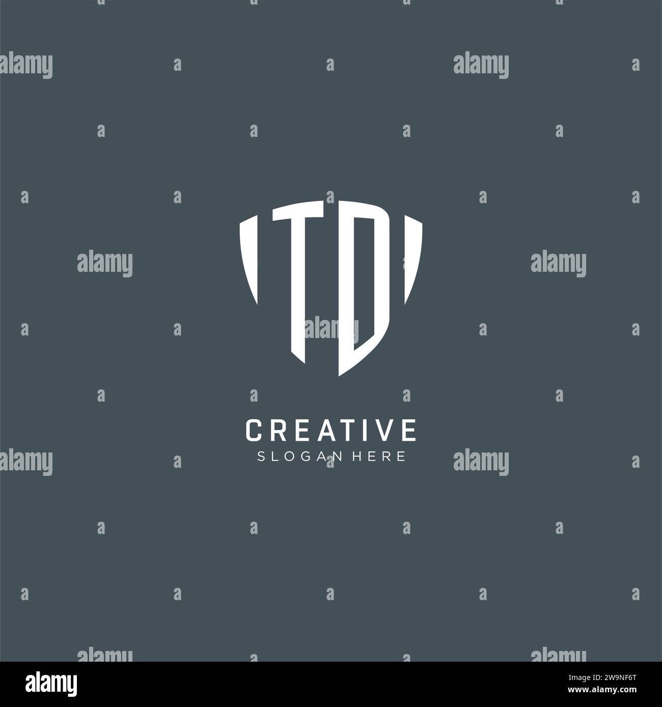 Td modern logo hi-res stock photography and images - Alamy