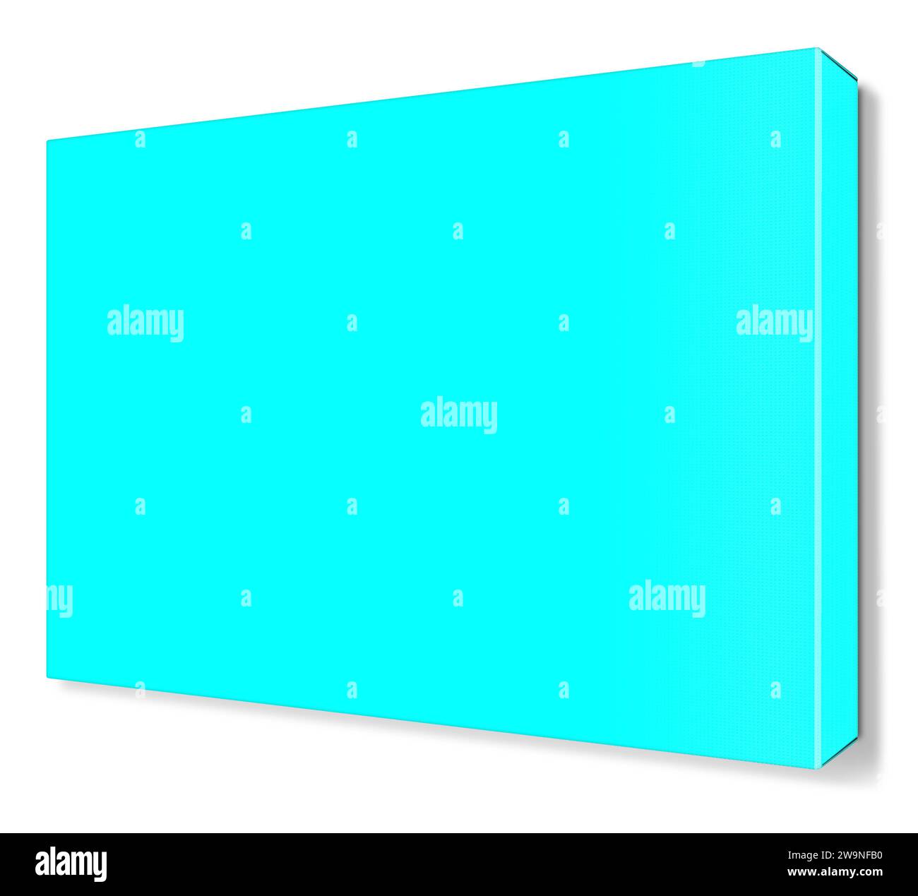 Cyan Canvas Wraps template for presentation layouts and design. 3D ...