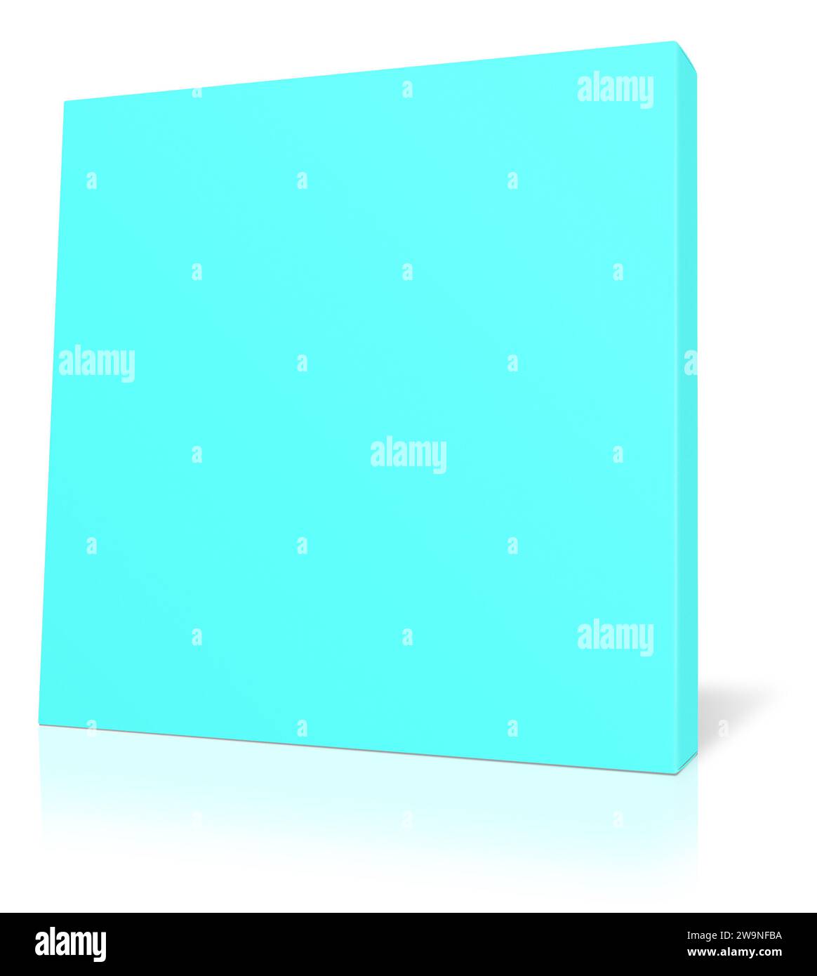 Cyan Canvas Wraps template for presentation layouts and design. 3D ...