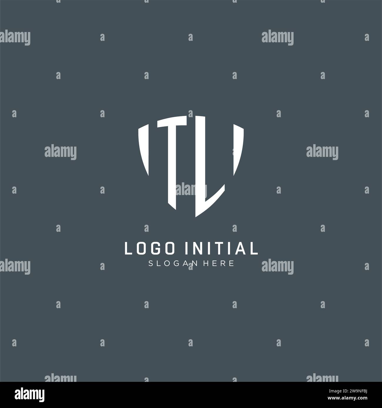 Initials TL logo shield guard shape, creative logo design concept ... Initials TL logo shield guard shape, creative logo design concept ...