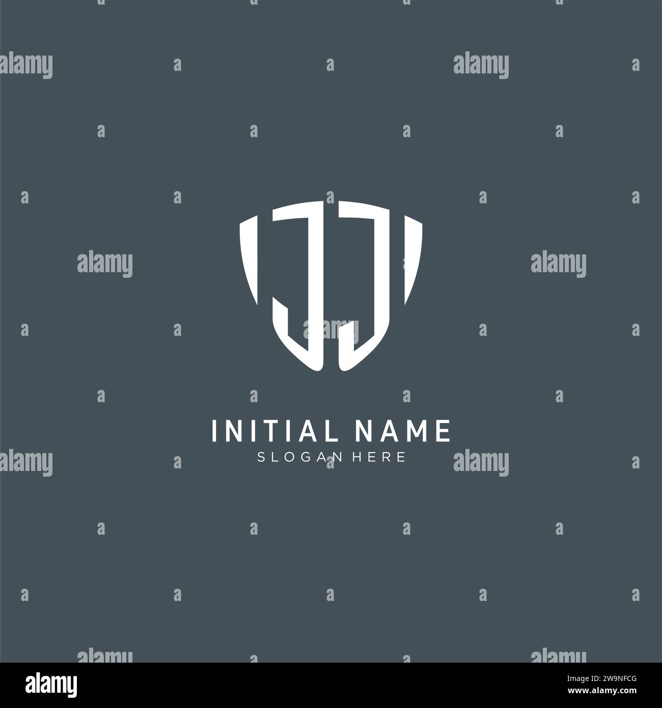 Jj modern logo hi-res stock photography and images - Alamy