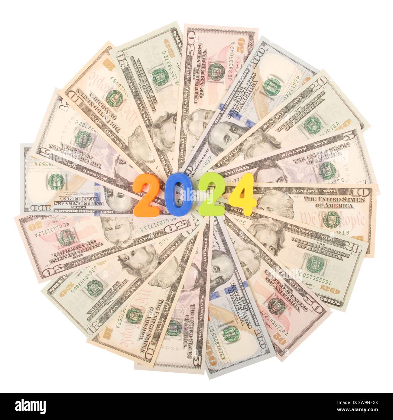 Decorative 2024 new year Cut Out Stock Images & Pictures - Alamy