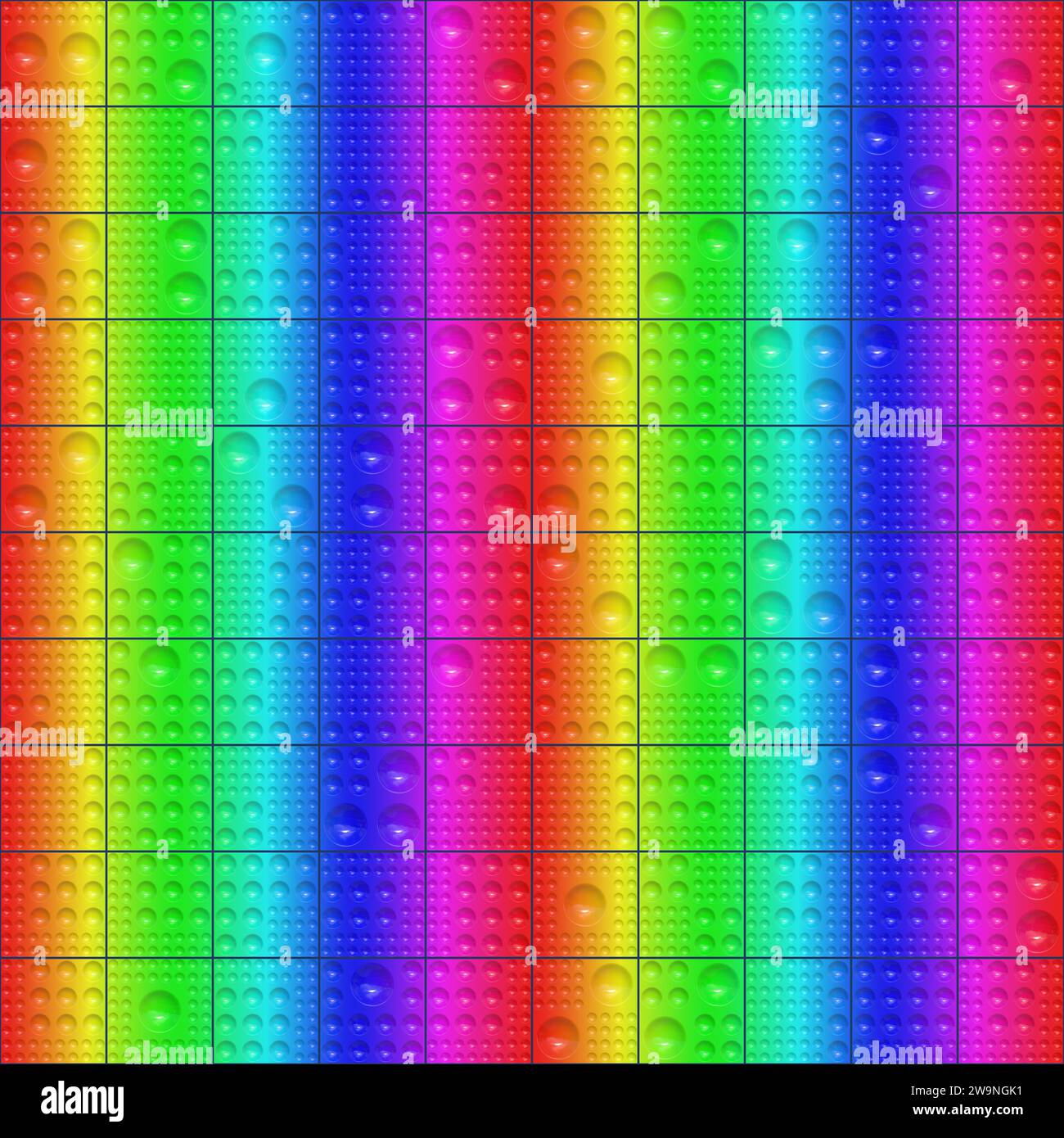 Seamless texture of Bubble Blocks. Fashion graphic background design ...