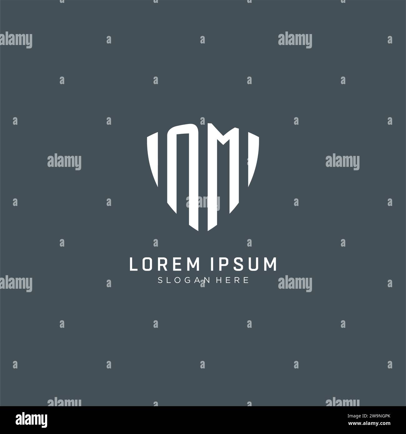 Nm clean logo Stock Vector Images - Alamy