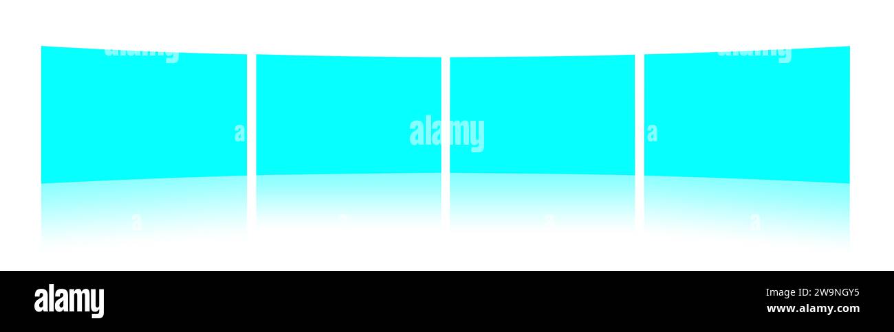 Cyan Insert report or screenshoot blank template for presentation ...