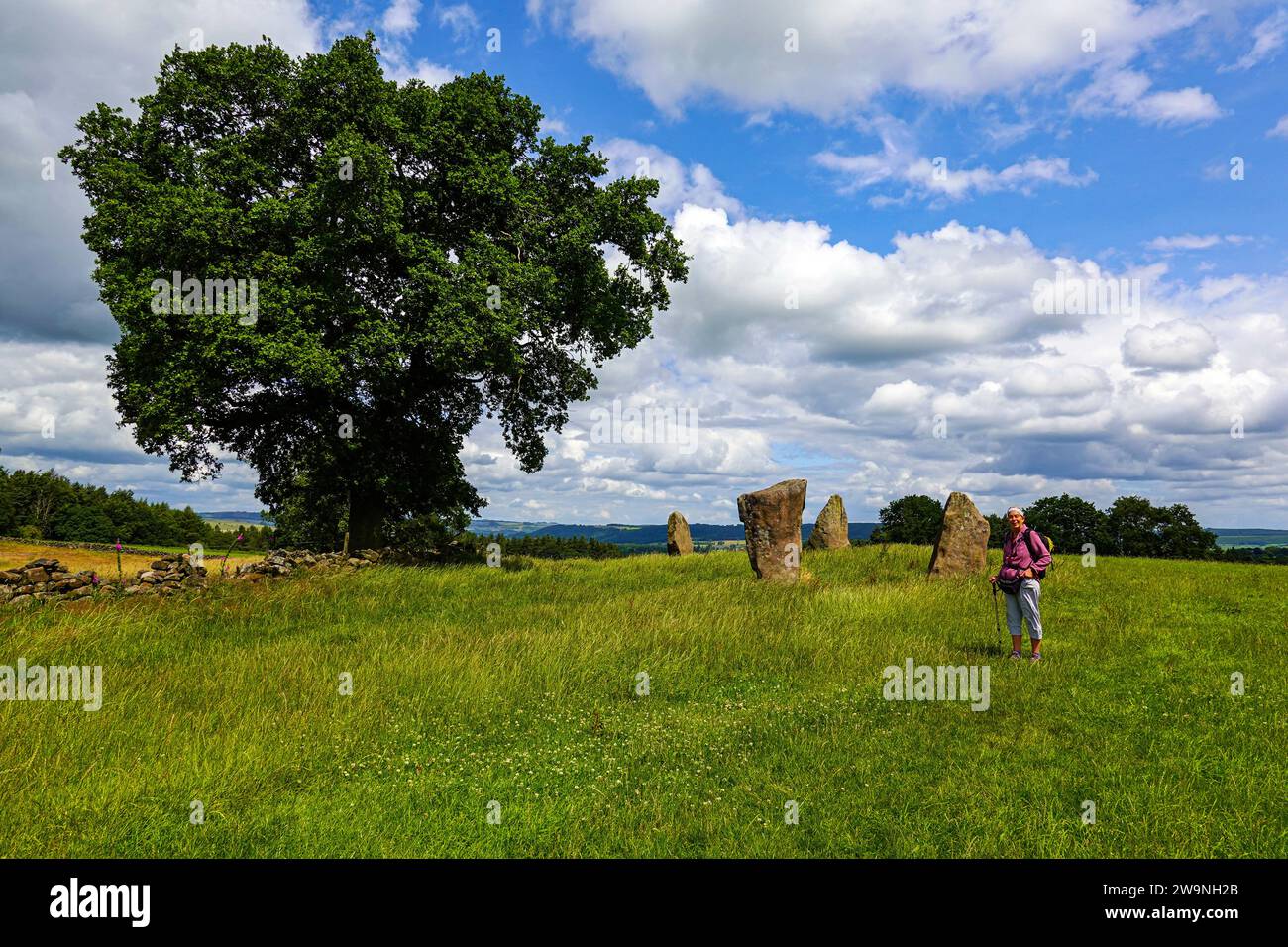 Nine Stones Close Stone Circle, Bakewell, Derbyshire, Peak District ...