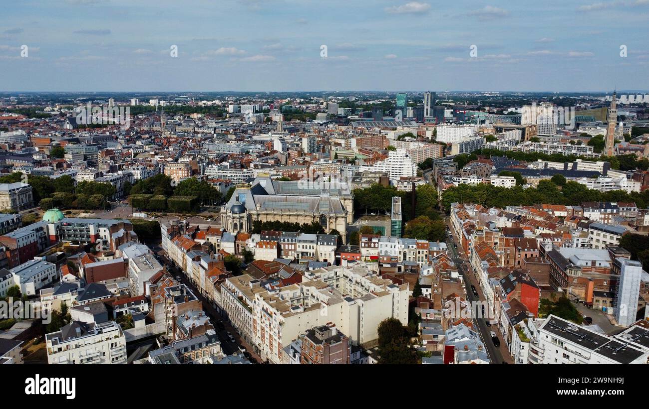 Aerial view lille hi-res stock photography and images - Alamy