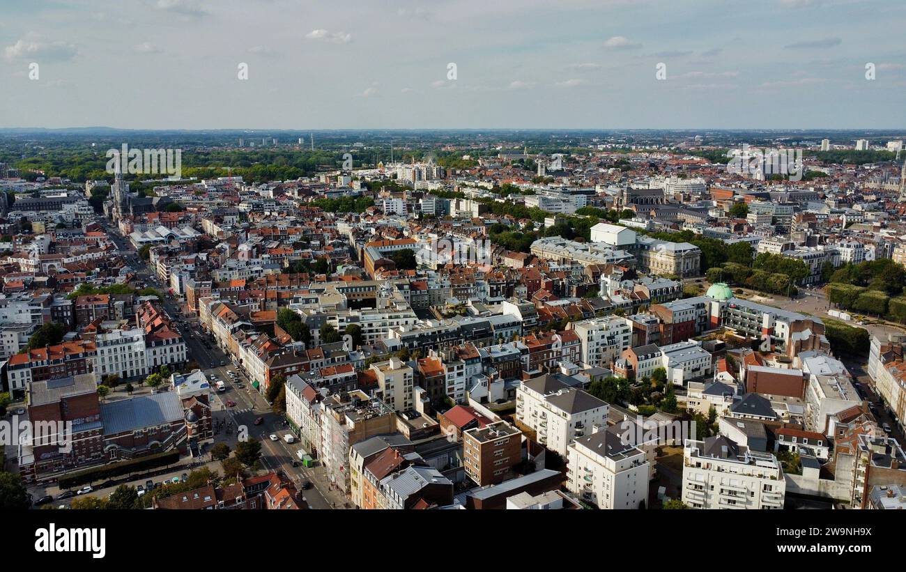 Aerial view lille hi-res stock photography and images - Alamy