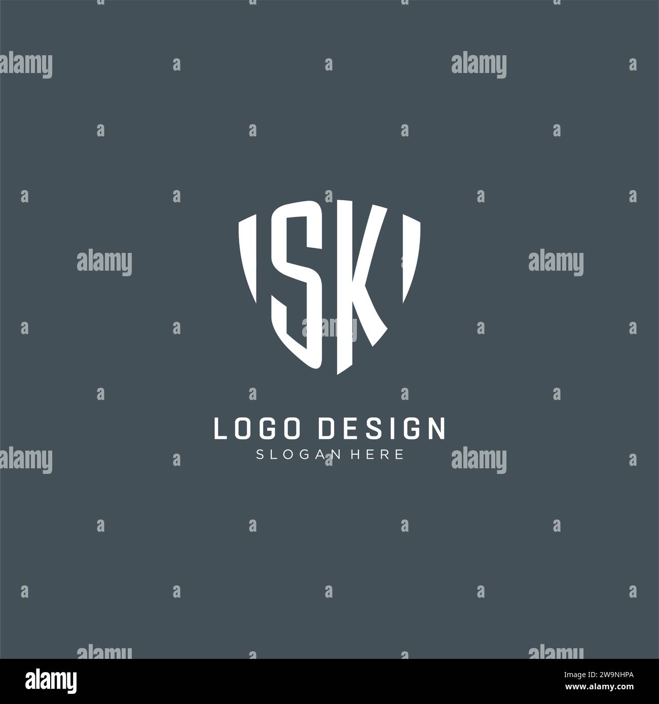 Sk clean logo Stock Vector Images - Alamy