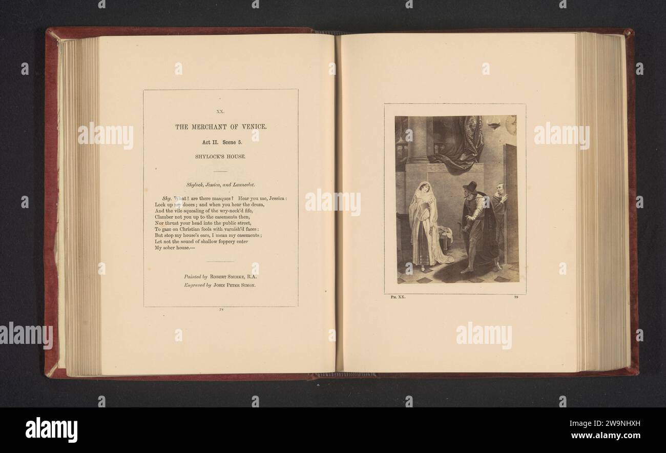 Photo production from a print to a painting by Robert Smirke ...