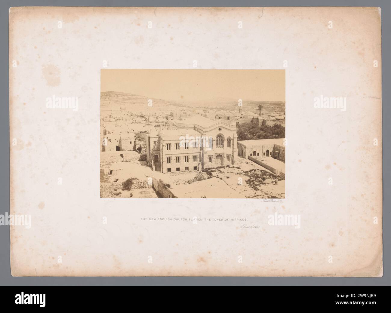 View of Christ Church in Jerusalem, Francis Frith, 1857 This photo is ...