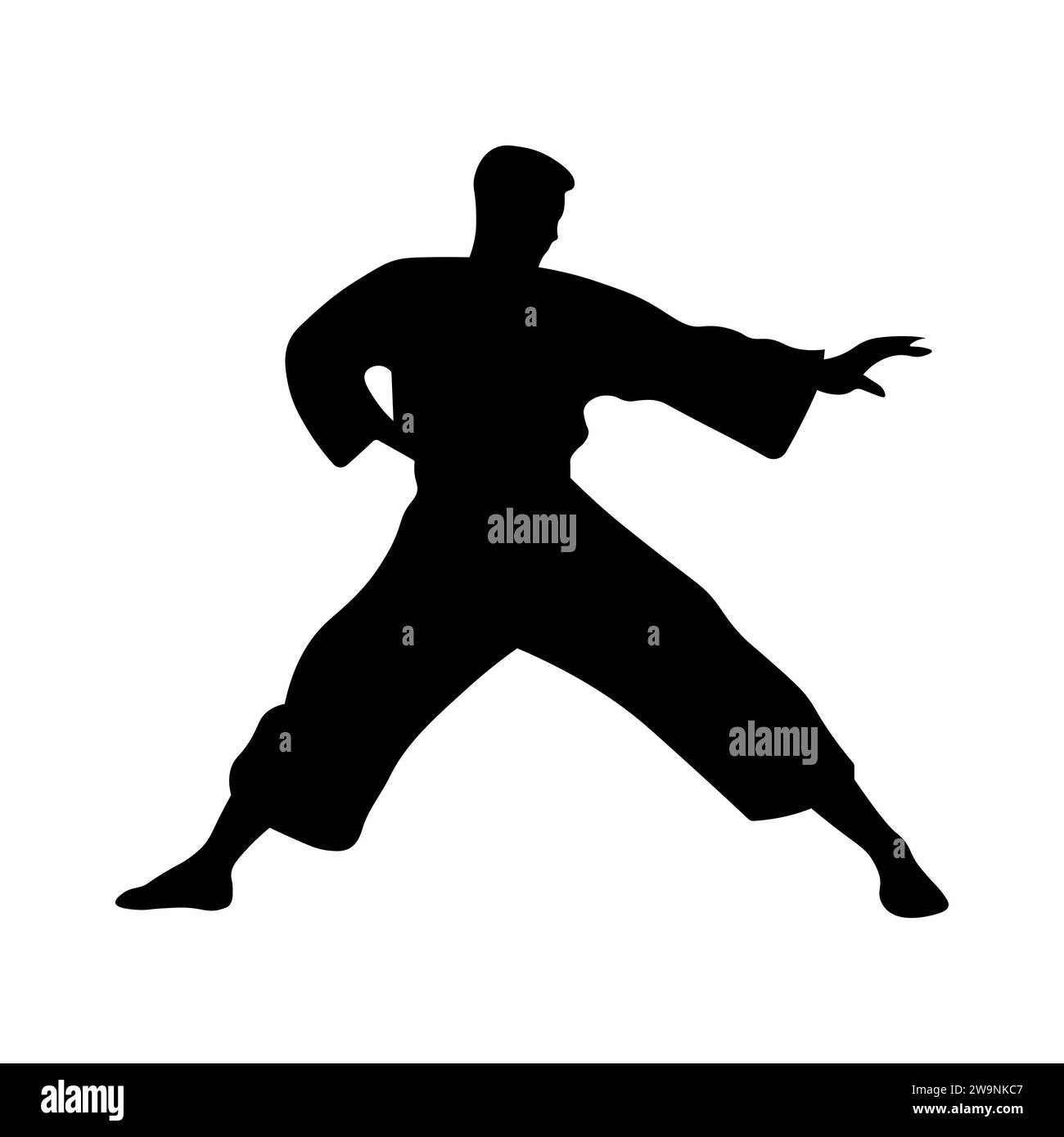 Kung Fu Tv Clipart Image